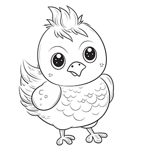 Chicken Coloring Pages – Coloring corner