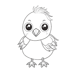 Chicken Coloring Pages – Coloring corner
