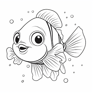 Clownfish Coloring Pages – Coloring corner