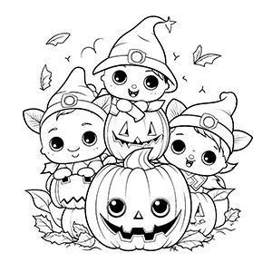 Halloween coloring pages – Coloring corner