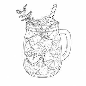 Lemonade Coloring Pages – Coloring corner