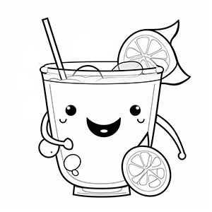 Lemonade Coloring Pages – Coloring corner