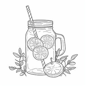 Lemonade Coloring Pages – Coloring corner
