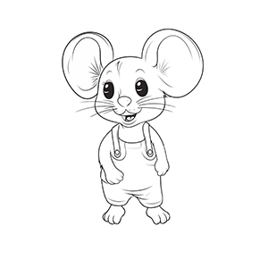 Mouse Coloring Pages – Coloring corner