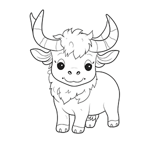 Ox Coloring Pages – Coloring corner