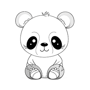 Panda Coloring Pages – Coloring corner