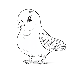 Pigeon Coloring Pages – Coloring corner