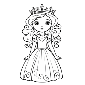 20+ Free Princess Coloring Pages – Coloring corner