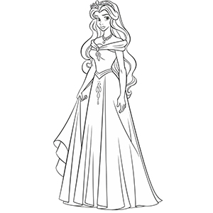 20+ Free Princess Coloring Pages – Coloring corner