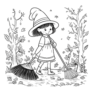 Free Rake coloring pages – Coloring corner