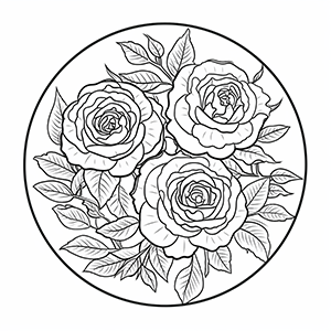 20 + Free Rose coloring pages – Coloring corner