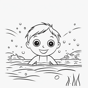 Free Swimming Coloring Pages – Coloring corner