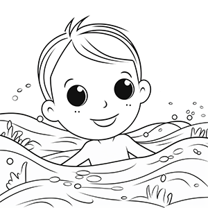 Free Swimming Coloring Pages – Coloring corner