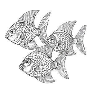 Free Tropical fish coloring pages – Coloring corner