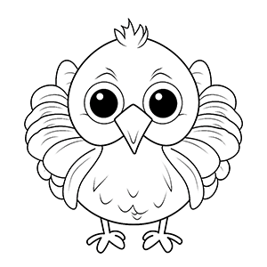 Turkey Coloring Pages – Coloring corner