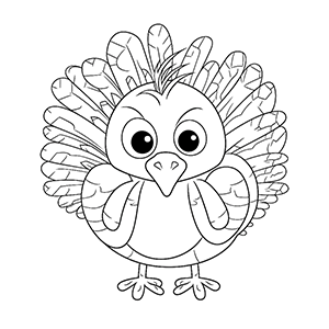 Turkey Coloring Pages – Coloring corner
