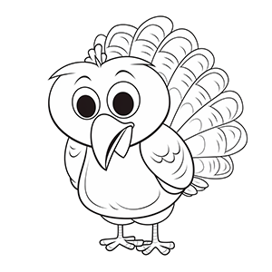 Turkey Coloring Pages – Coloring corner