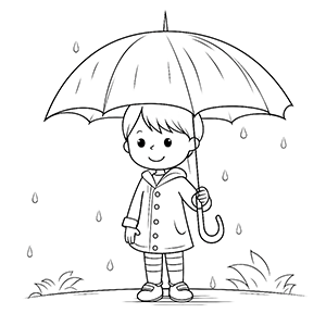 Free Umbrella Coloring Pages – Coloring corner