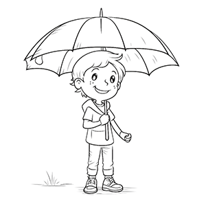 Free Umbrella Coloring Pages – Coloring corner