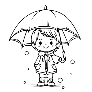 Free Umbrella Coloring Pages – Coloring corner