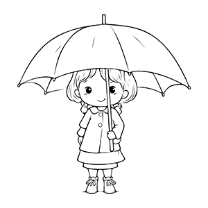 Free Umbrella Coloring Pages – Coloring corner