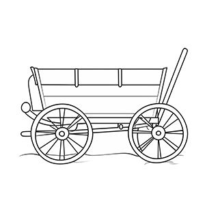 Free Wagon coloring pages – Coloring corner