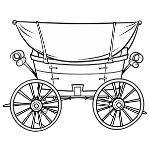Free Wagon coloring pages – Coloring corner