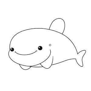 Beluga whale coloring pages – Coloring corner