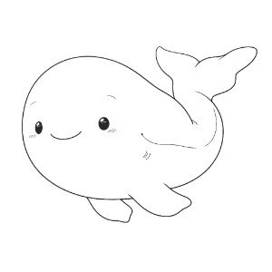 Beluga Whale coloring pages – Coloring corner