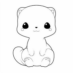 Ermine coloring pages – Coloring corner