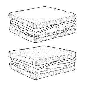Free 🥪 Sandwich coloring pages 🥪– Coloring corner