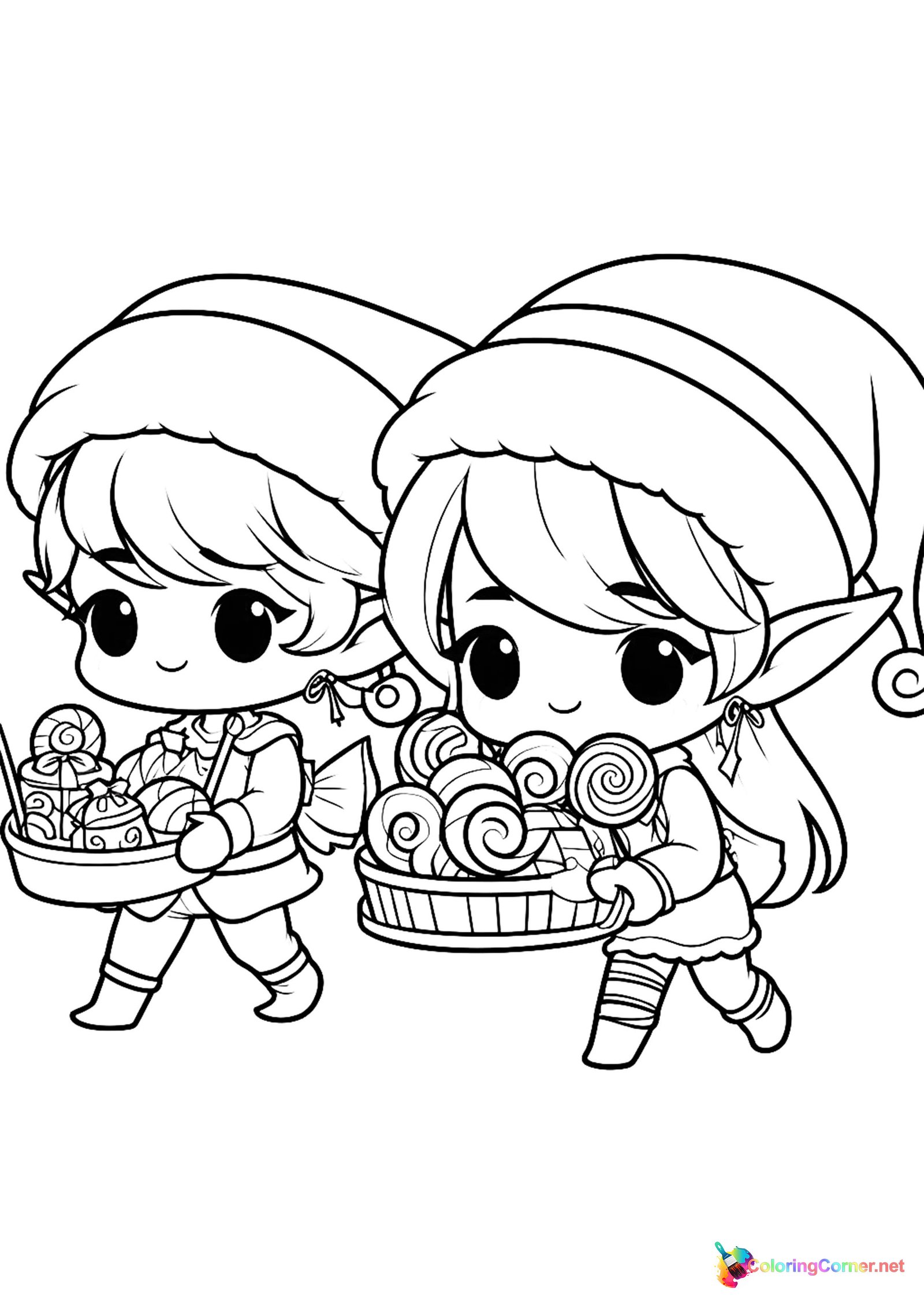 Christmas Coloring Page Coloring Corner