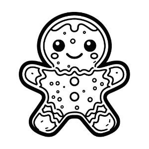 Gingerbread man coloring pages – Coloring corner