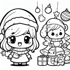 Christmas coloring page – Coloring corner