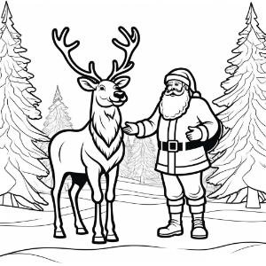 Christmas coloring page – Coloring corner